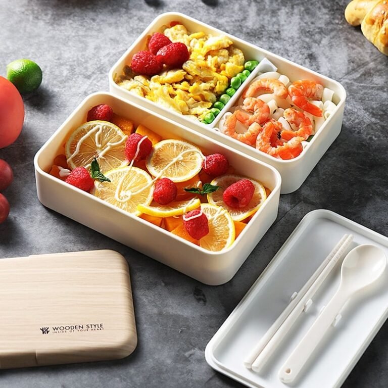 Microwave Double Layer Lunch Box - dealsgala